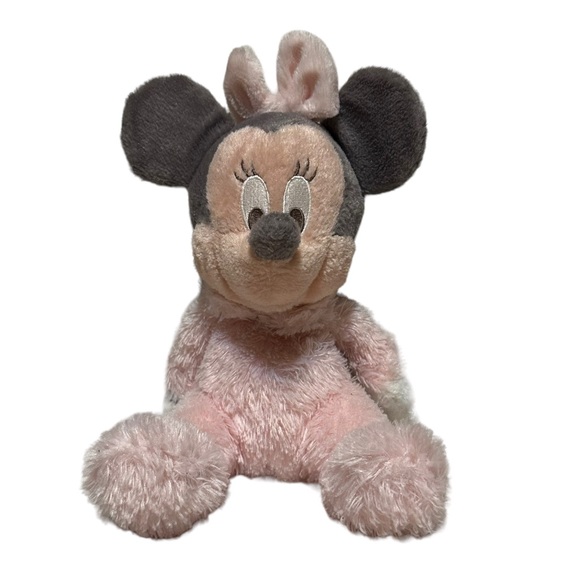 Disney | Toys | Disney Minnie Mouse Baby Plush Parks Pastel Pink Lovey ...